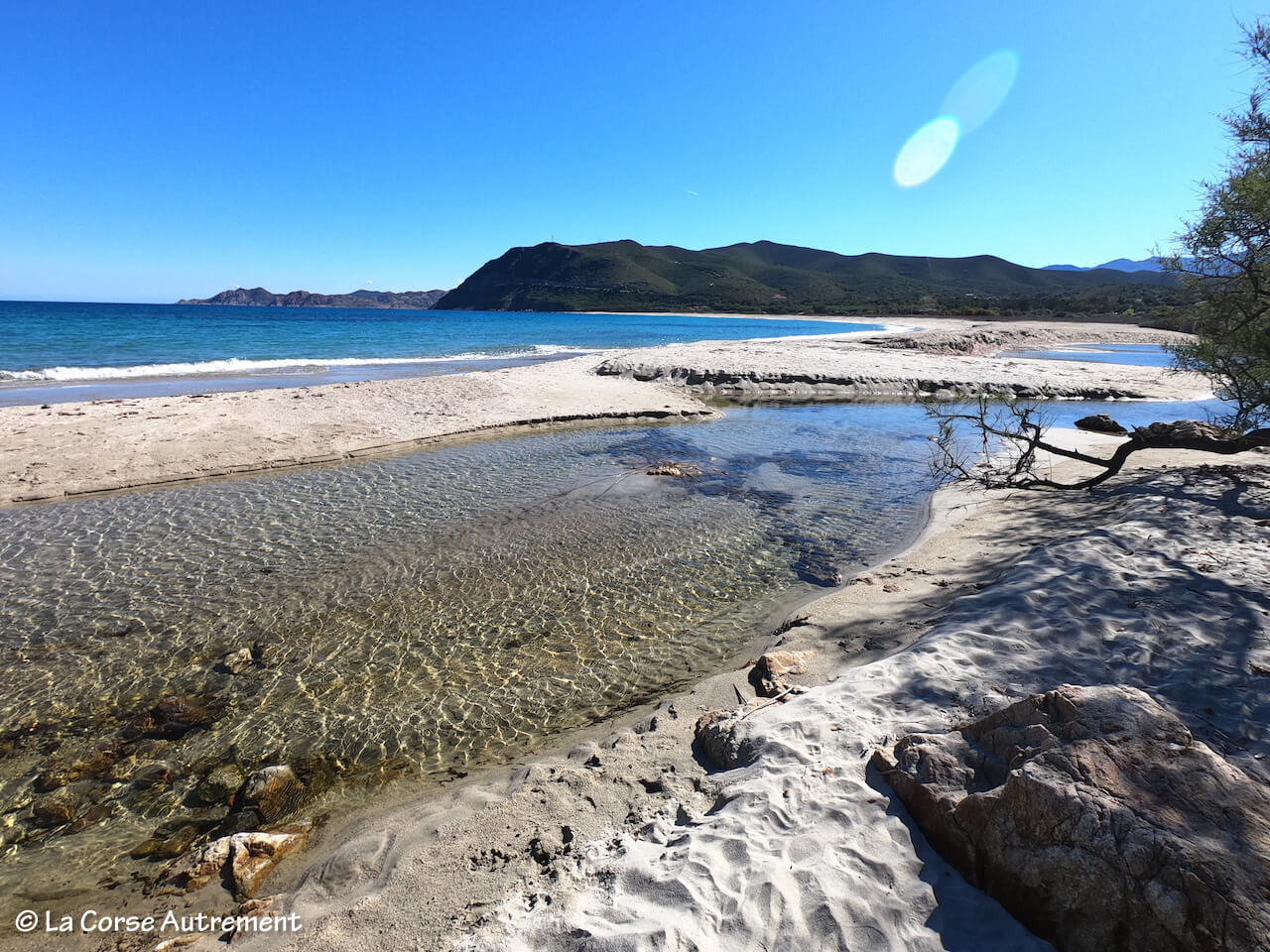 La Plage de Losari en Corse