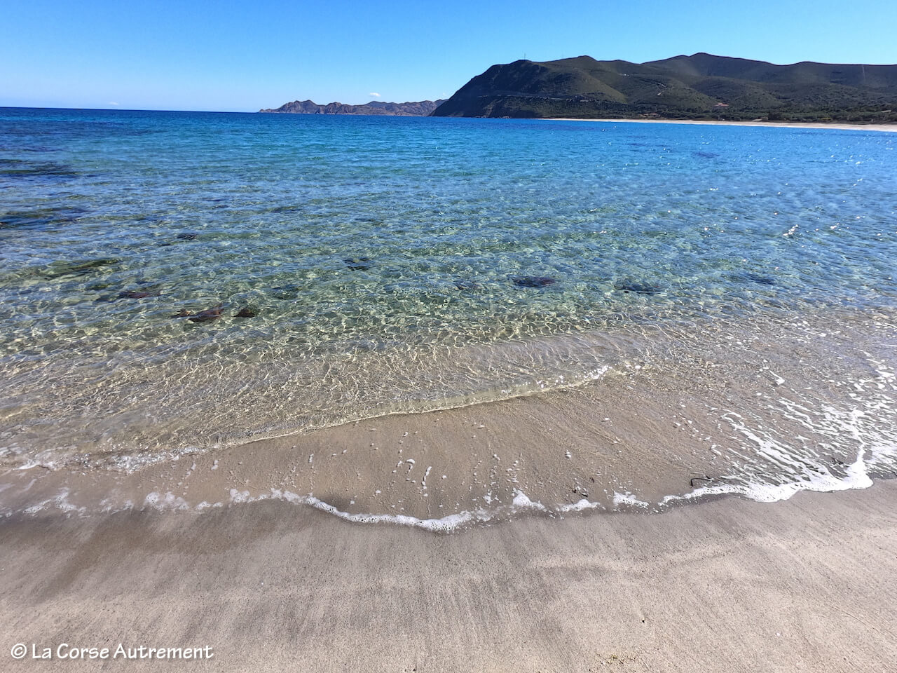 La Plage de Losari en Corse