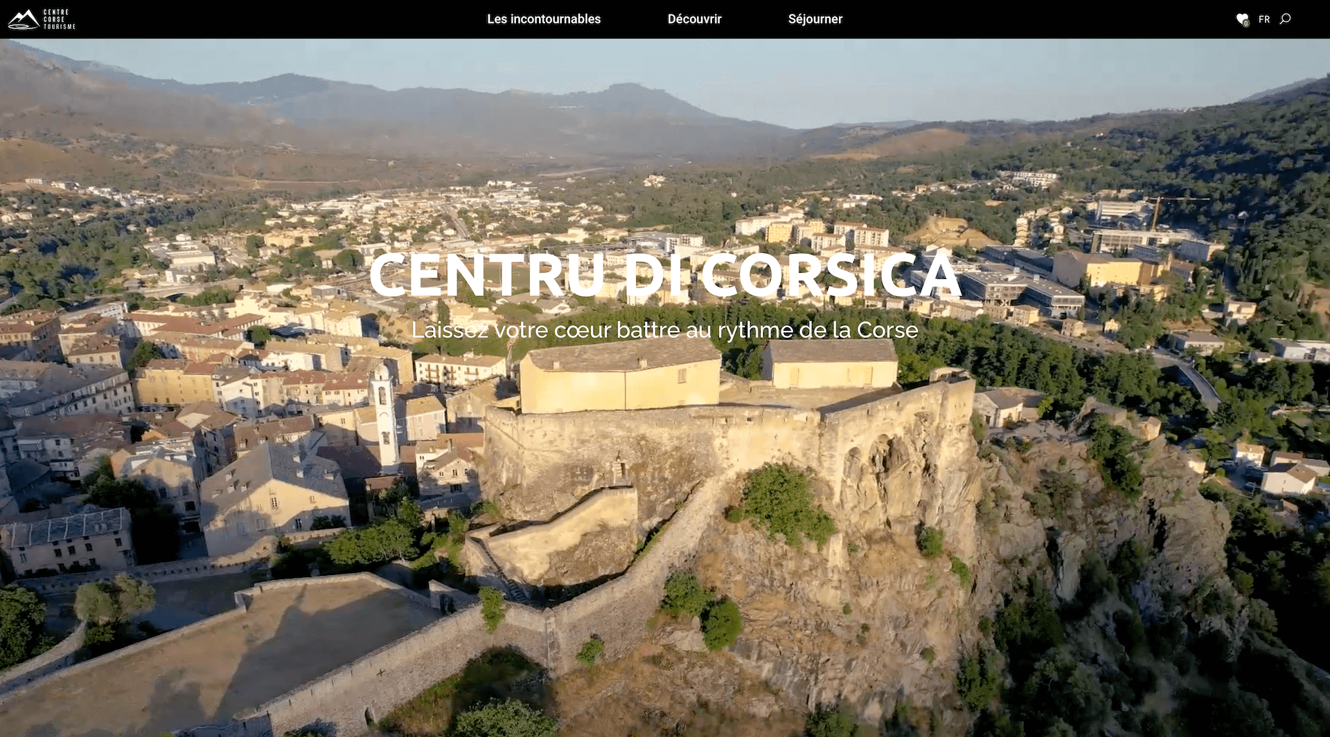 La ville de Corte, capitale historique et culturelle de la Corse