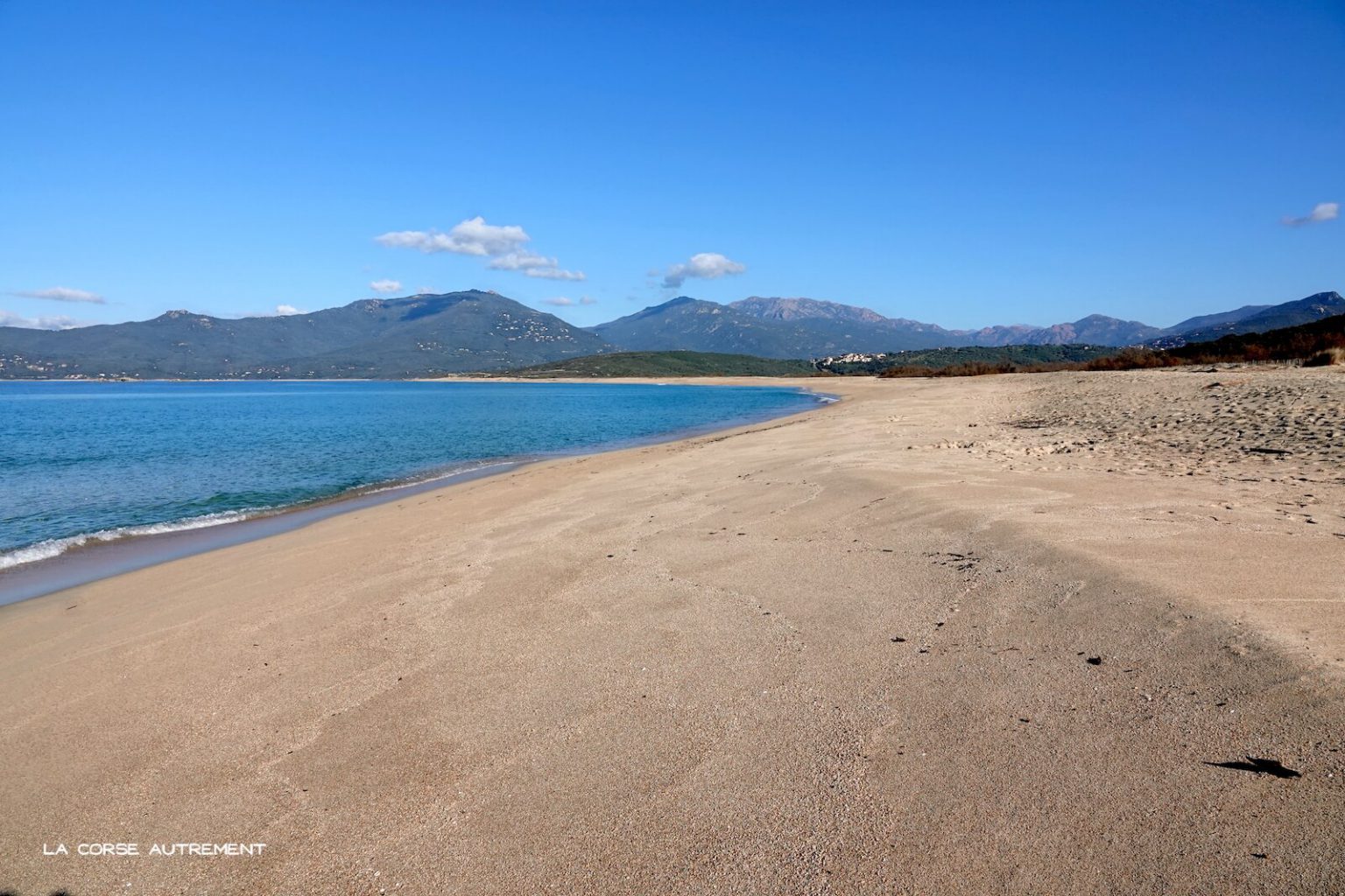 La plage de Portigliolo dans le golfe du Valinco