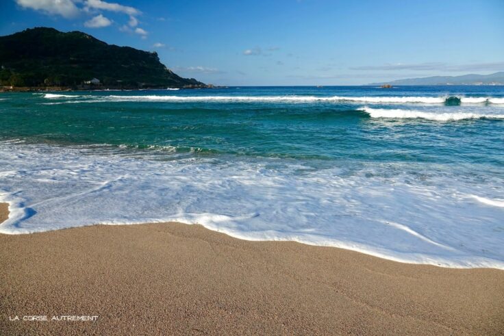 La plage de Portigliolo dans le golfe du Valinco