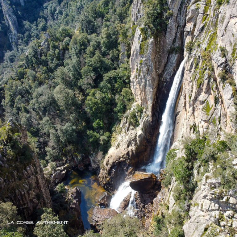 Forêt de l'Ospédale : Cascade Piscia di Gallu