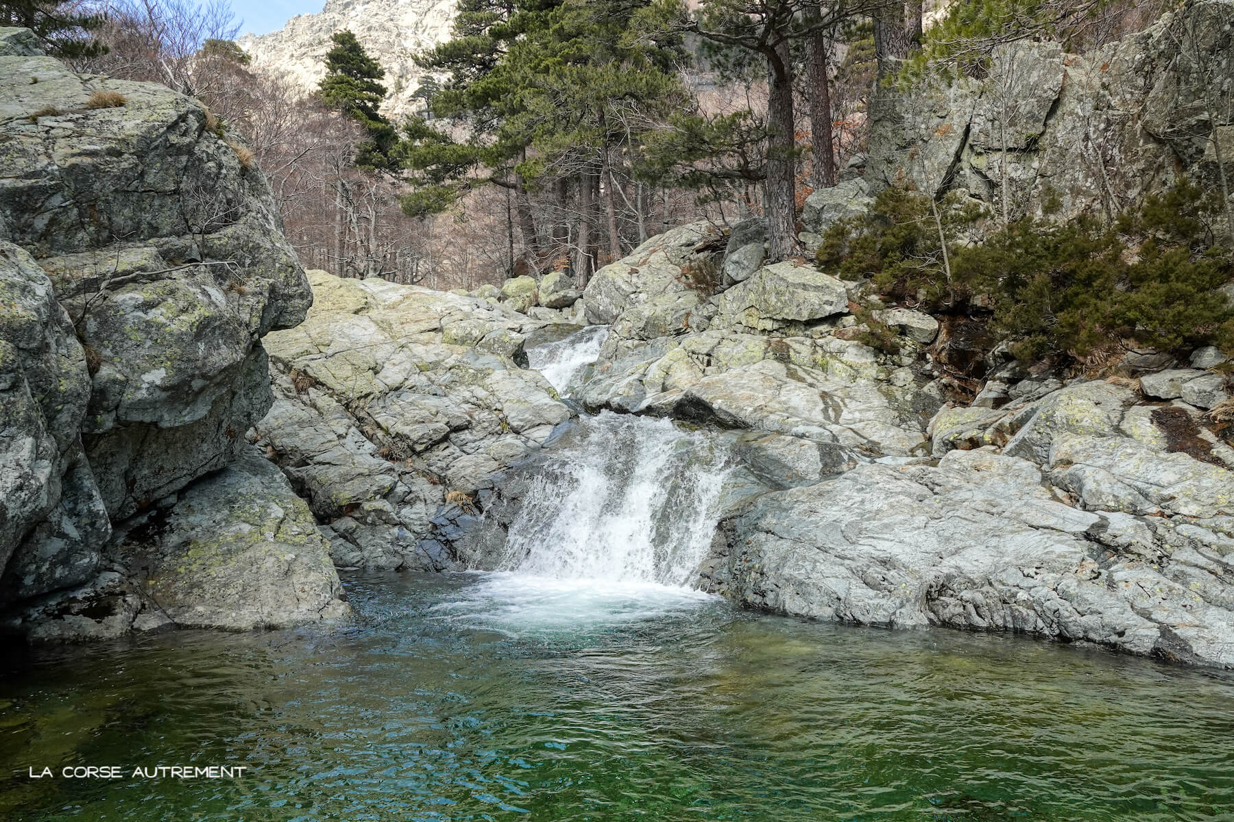 Cascades des Anglais, dans la forêt de Vizzavona en Corse