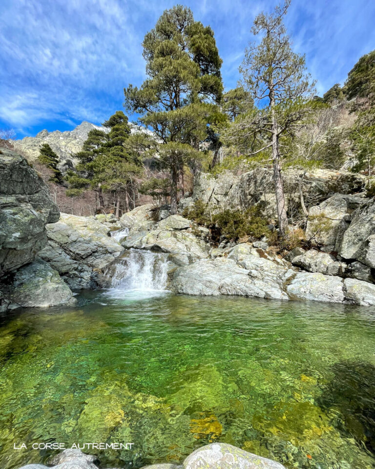 Cascades des Anglais, dans la forêt de Vizzavona en Corse