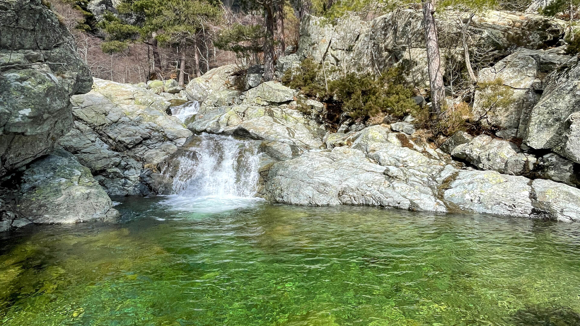 Cascades des Anglais, dans la forêt de Vizzavona en Corse