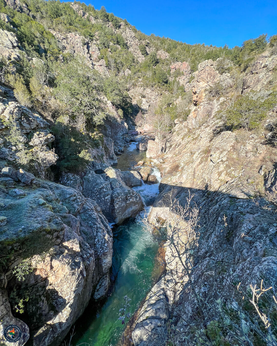 La boucle des Gorges du Prunelli, balade virtuelle en Corse
